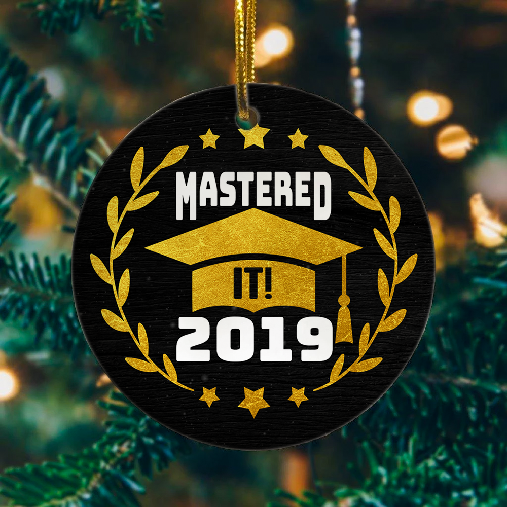 Custom Graduation Ornament | Personalized Mastered It Graduation ...