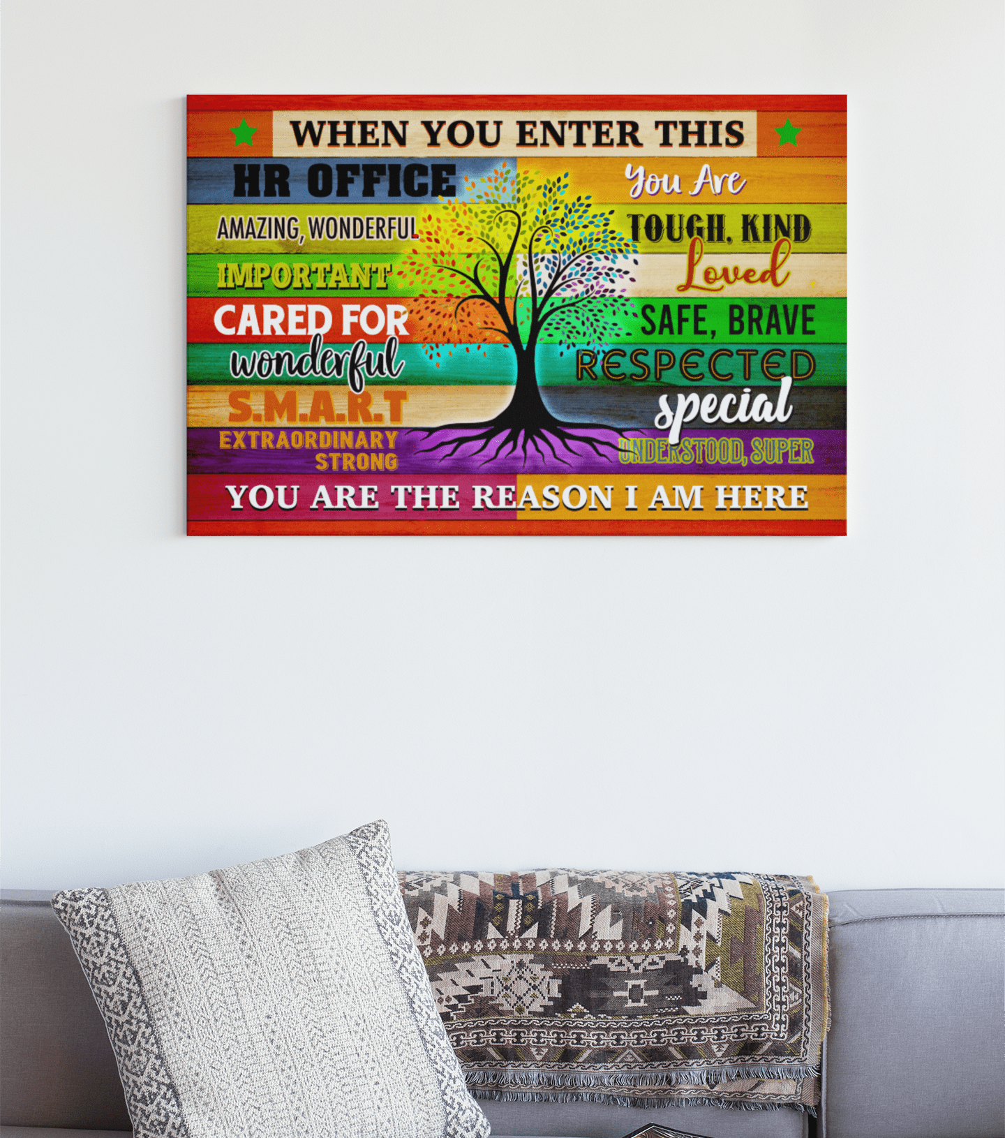 Hr Wall Art for Office | When You Enter This HR Office You Are Amazing ...