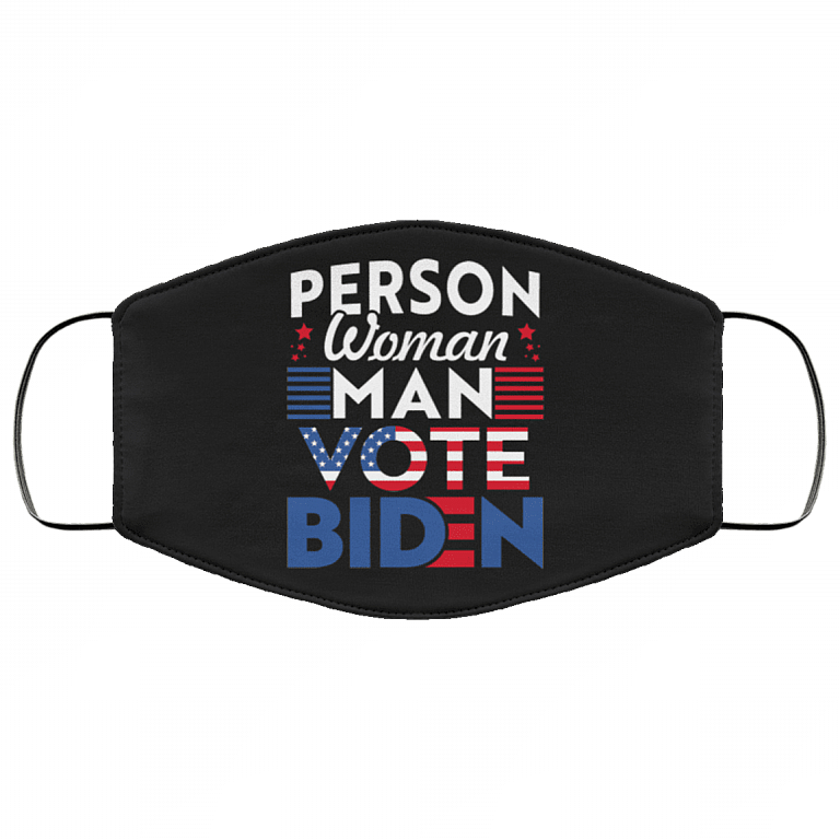 Biden Harris 2020 Mask | Person Woman Man Vote Biden Face Mask | CubeBik