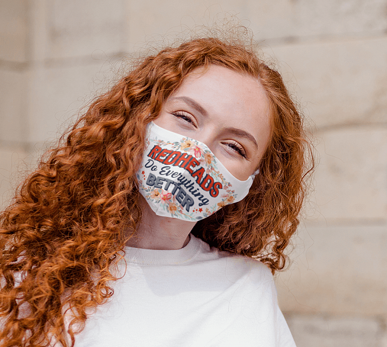 Redheads Face Mask | Redheads Do Everything Better Face Mask | CubeBik