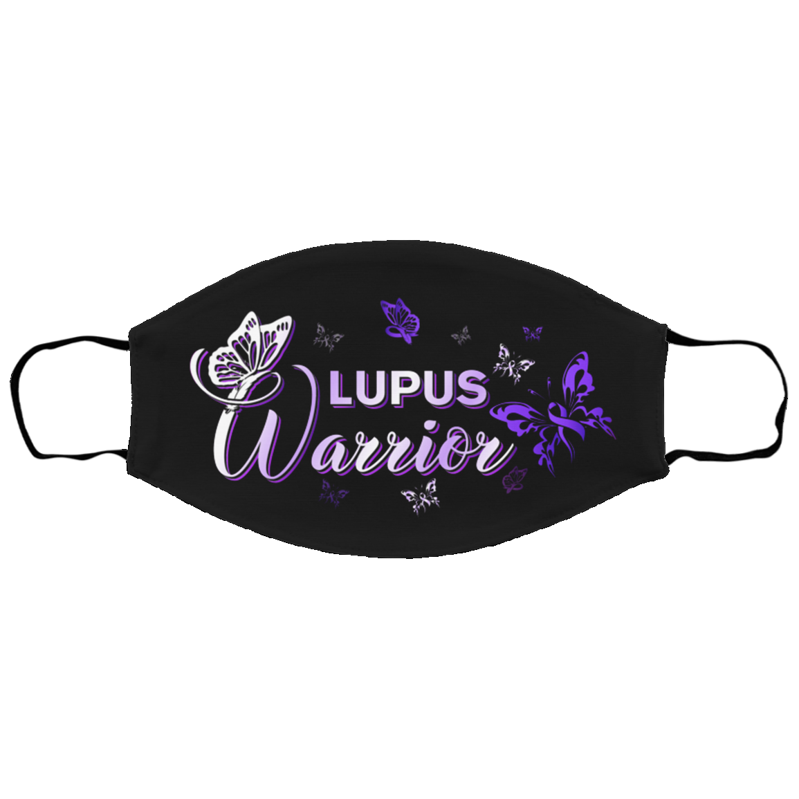 Lupus Warrior Mask | Lupus Warrior Lupus Awareness Purple Ribbon Face ...
