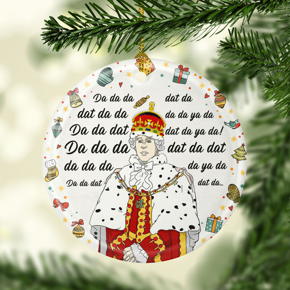 Hamilton Christmas Ornament | Da Da Da Dat Da Hamilton Christmas ...