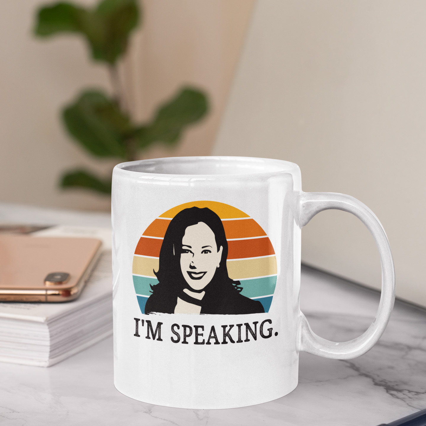 Kamala Harris 2020 Mug | I'm Speaking Retro Ceramic Coffee Mug - Beer ...