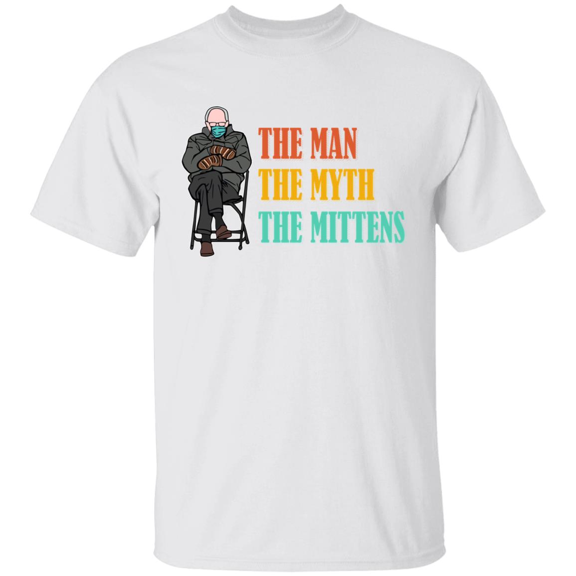 Bernie Mittens Shirt | Bernie The Man The Myth The Mittens Sanders Meme ...