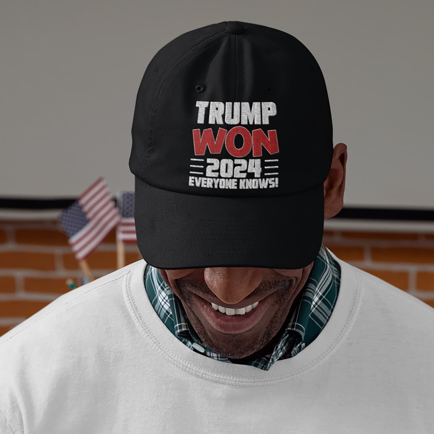 Support Trump Hat | Trump Won 2024 Everyone Knows Twill Cap - Pro Trump ...