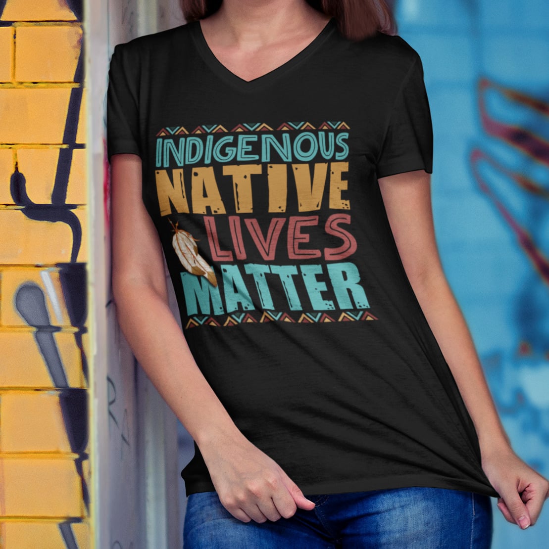 Indigenous Native Lives Matter Native American Civil Rights Movement T ...