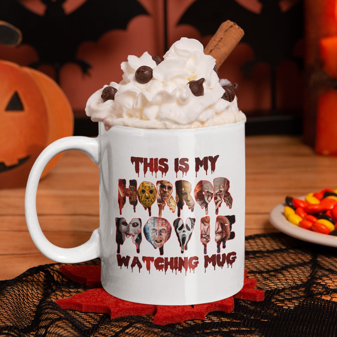This Is My Horror Movie Watching Ceramic Coffee Mug - Beer Stein ...