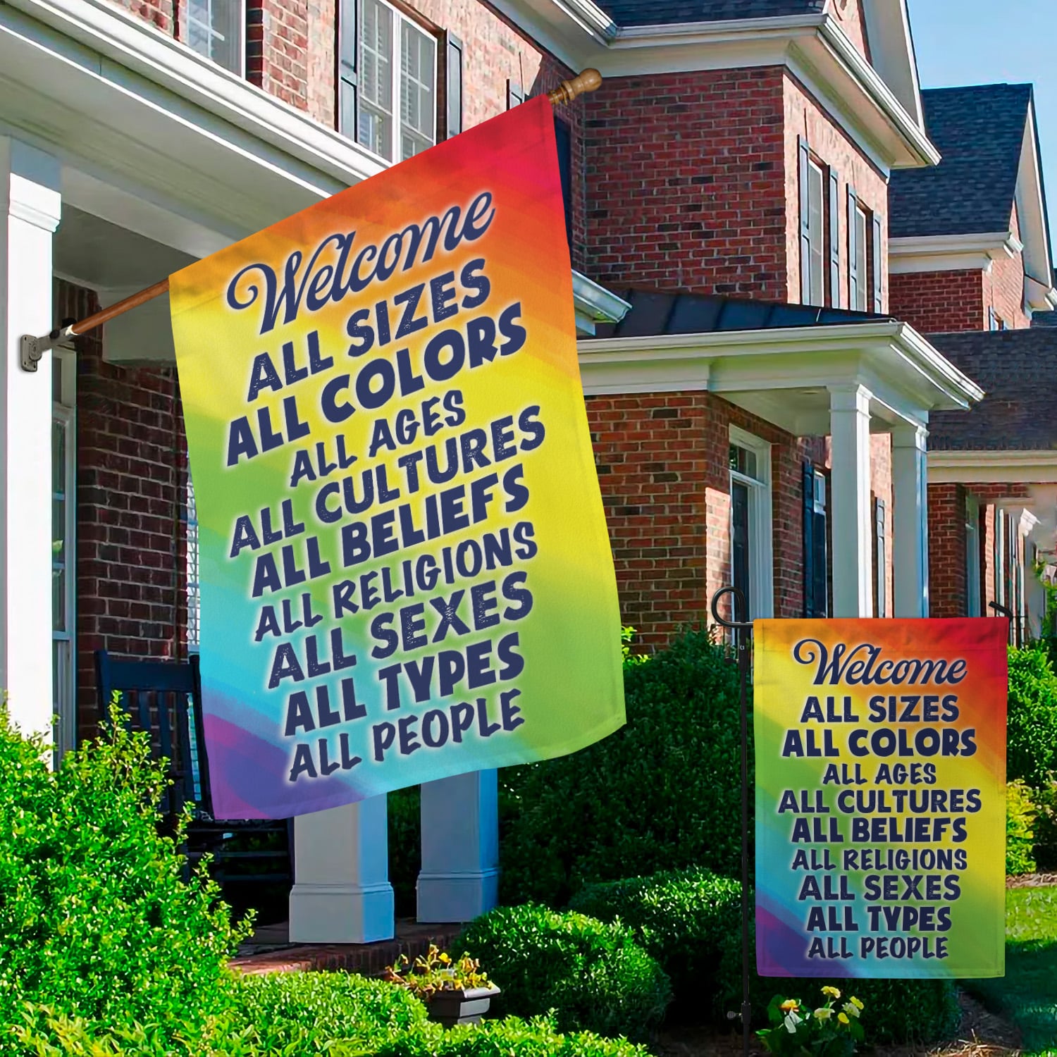 Welcome All People All Sizes All Colors All Ages All Cultures All ...