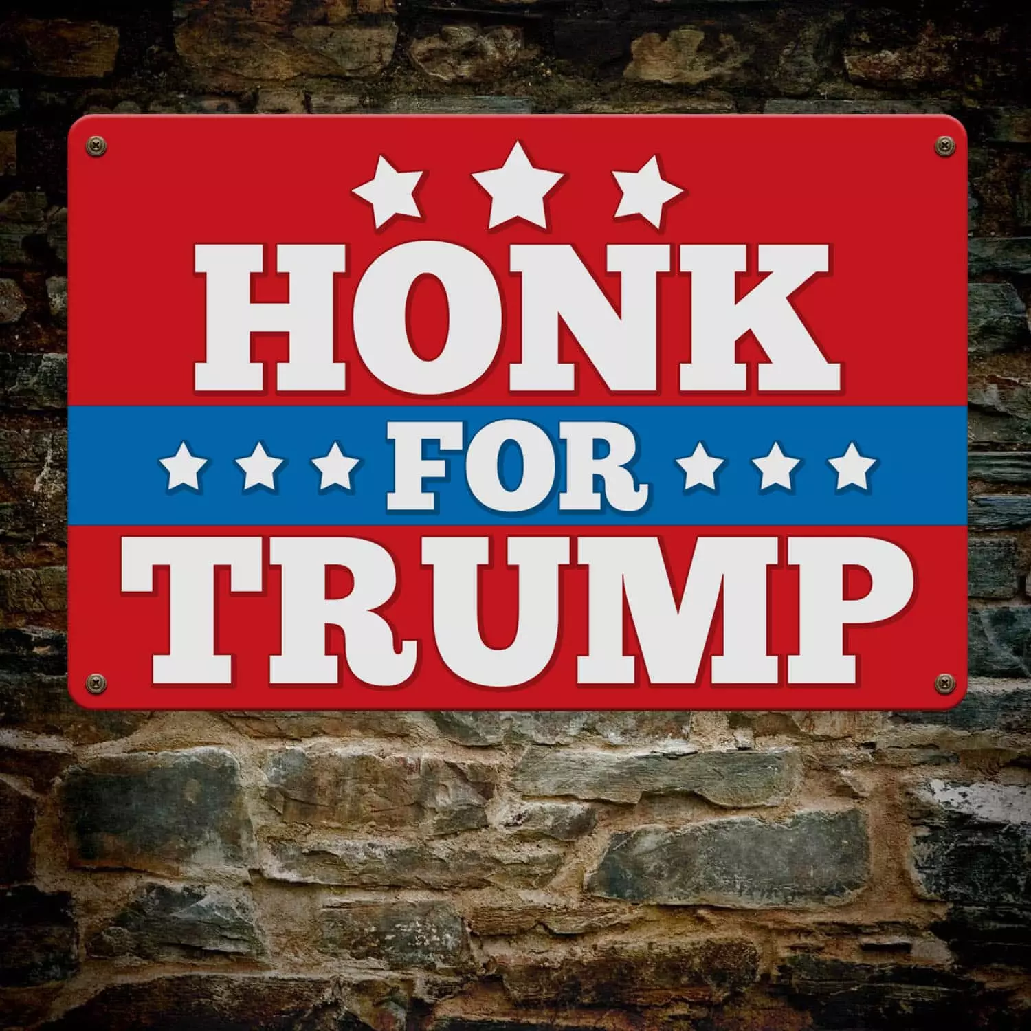 Honk For Trump Decorative Metal Sign - Indoor Outdoor Decor Farmhouse ...