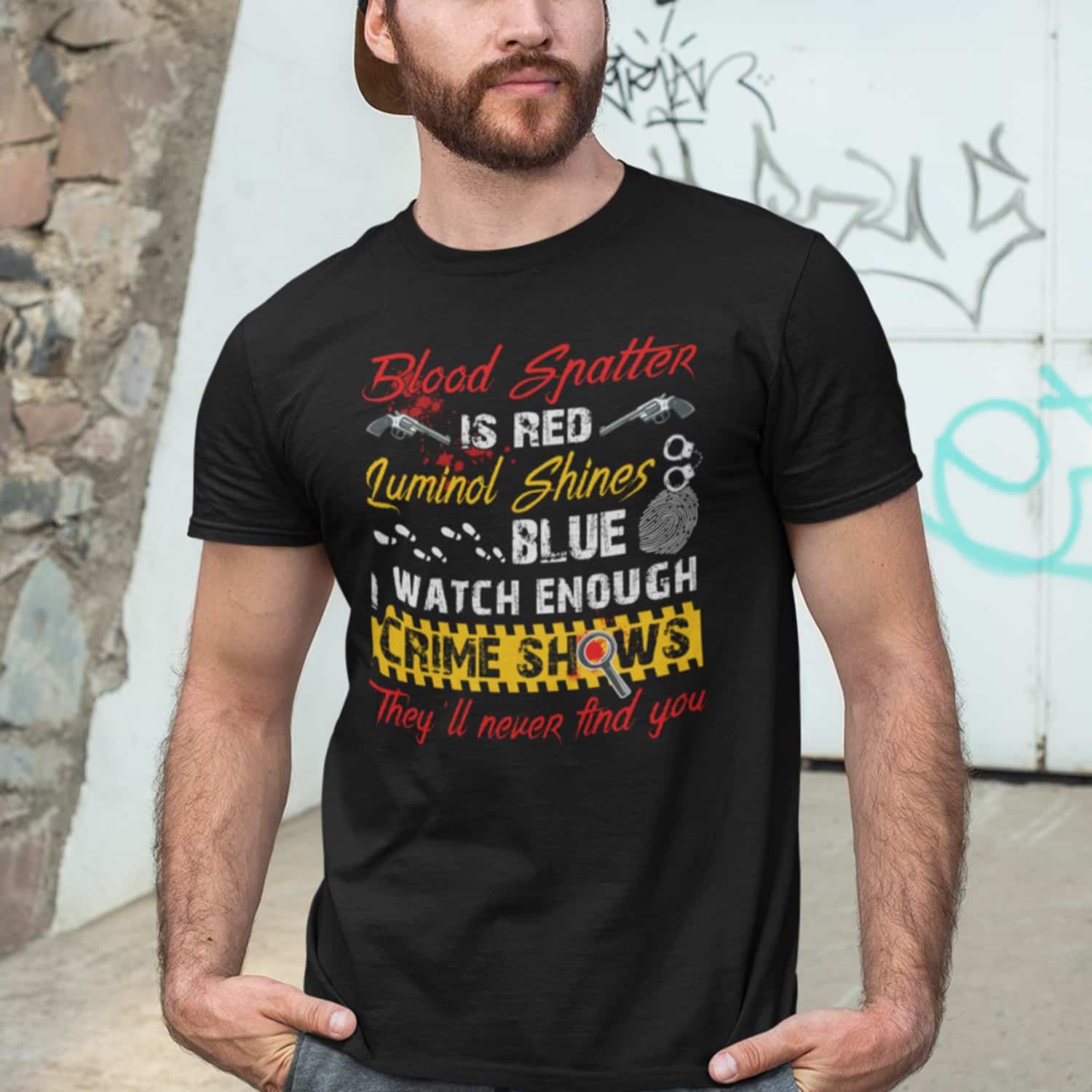 Blood Spatter Is Red Luminol Shines Blue I Watch Enough Crime Shows ...