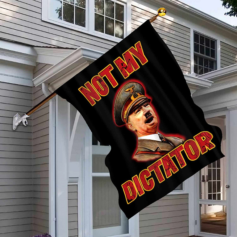 Joe Biden Not My Dictator Flag - Biden The Dictator Garden Flag - House ...