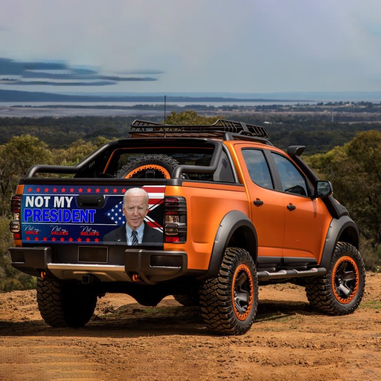 Joe Biden Not My President Truck Tailgate Decal Sticker Wrap - Biden ...