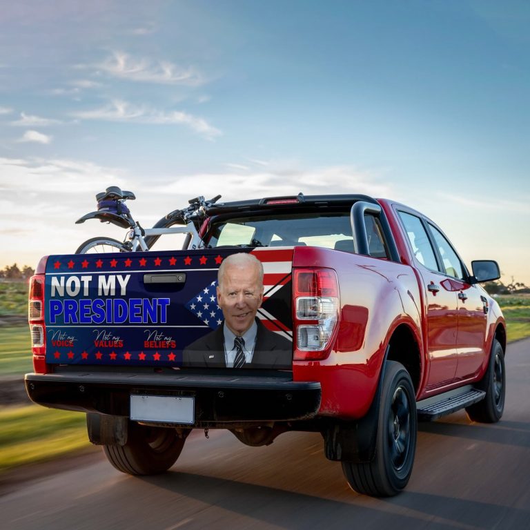 Joe Biden Not My President Truck Tailgate Decal Sticker Wrap - Biden ...